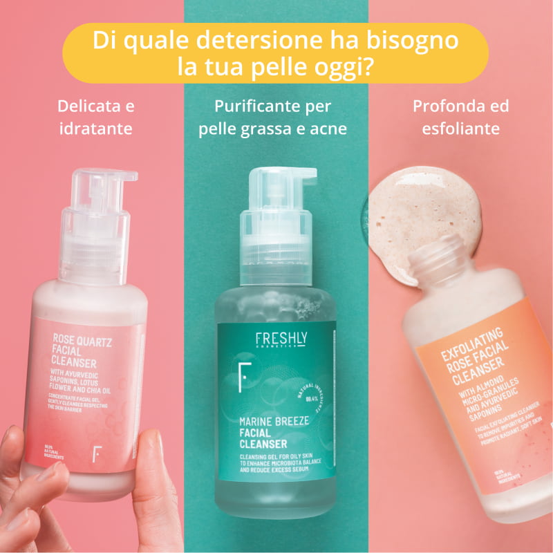 Detergente viso per pelle grassa e acneica | Freshly Cosmetics