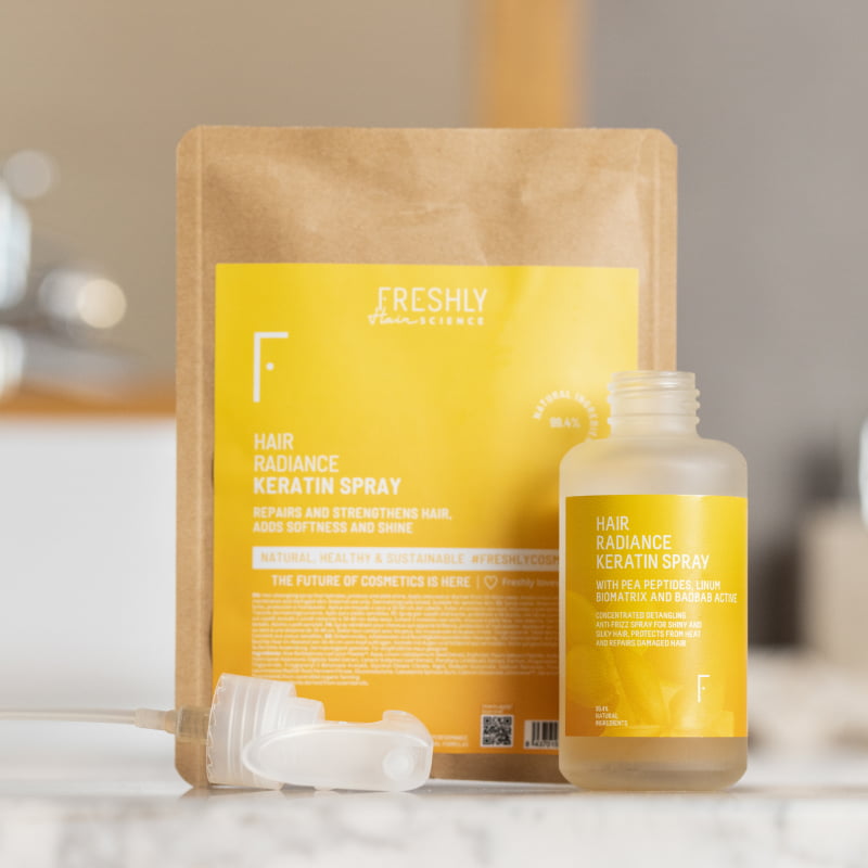 Refill Hair Radiance Keratin Spray | Freshly Cosmetics