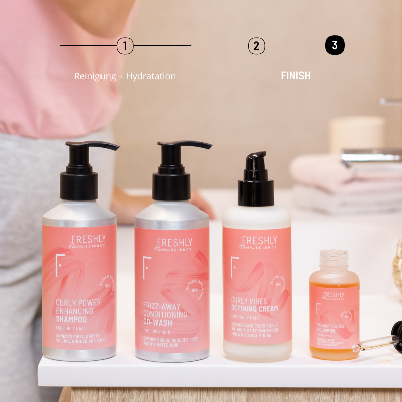 Leave in conditioner locken Radiant Curls Oil| Freshly Cosmetics