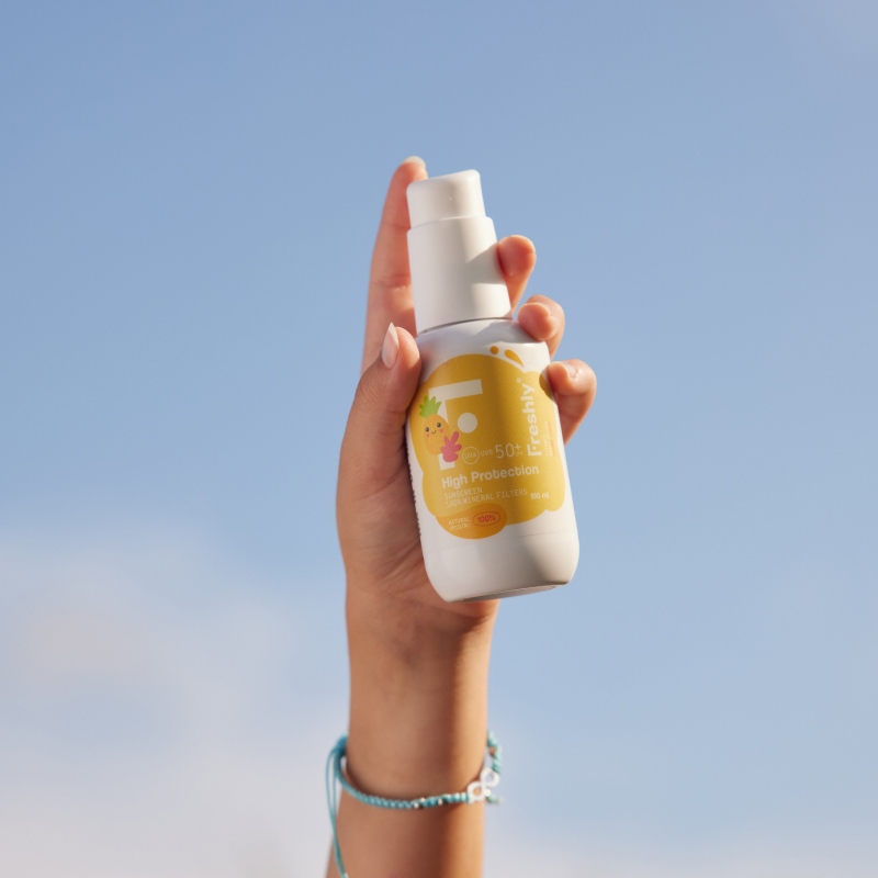 Organic sunscreen for babies and children | Freshly Cosmetics